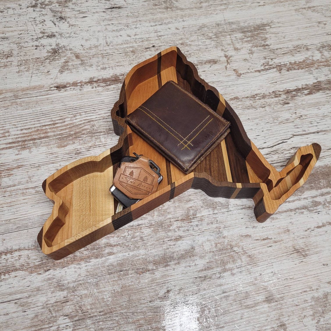 New York Wooden Food Safe Catch All Tray Candy Dish - Etsy