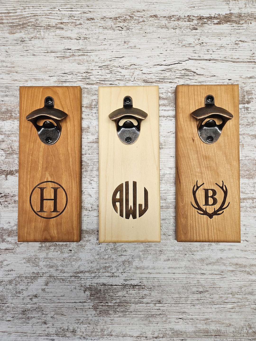 Personalized Magnetic Beer Bottle Opener, Mens Gift, Personalized ...