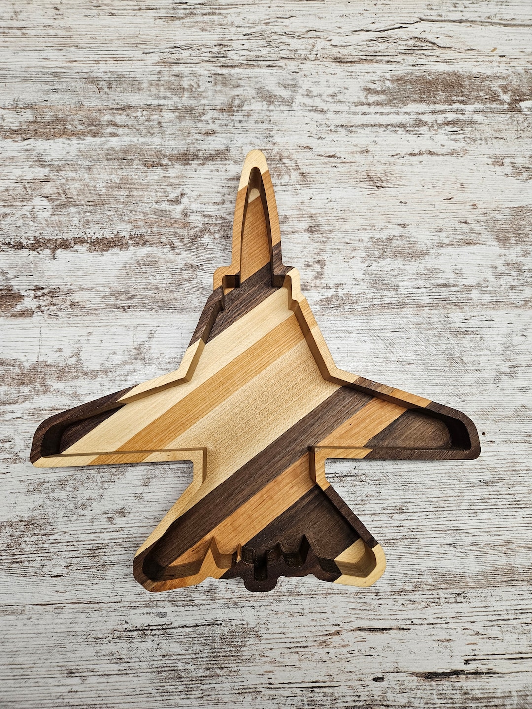 Fighter Jet | Wooden Catchall Tray | Jet Lover Gift - Etsy
