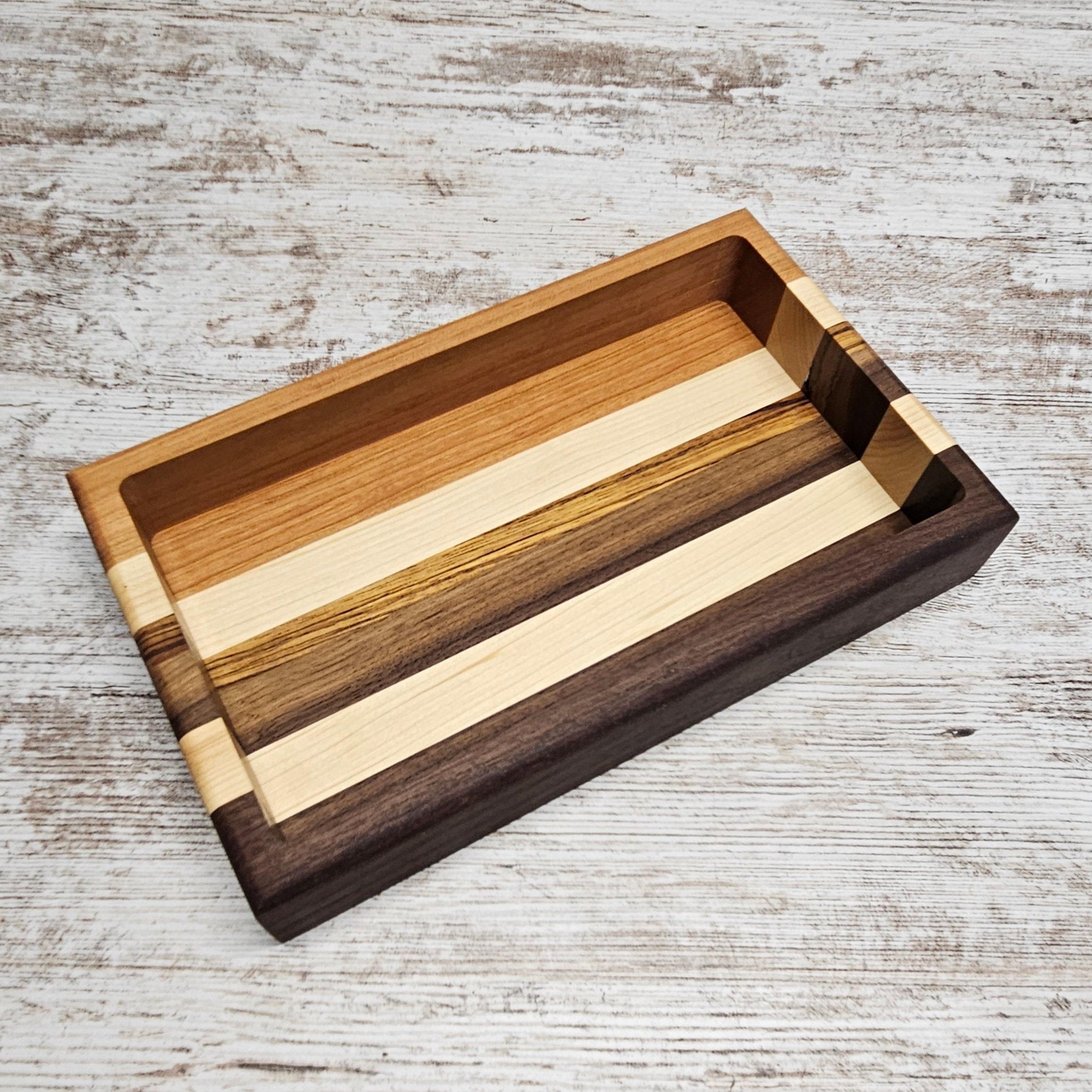 Handcrafted Multi-colored Wooden Catch All Trays, Christmas Gift - Etsy