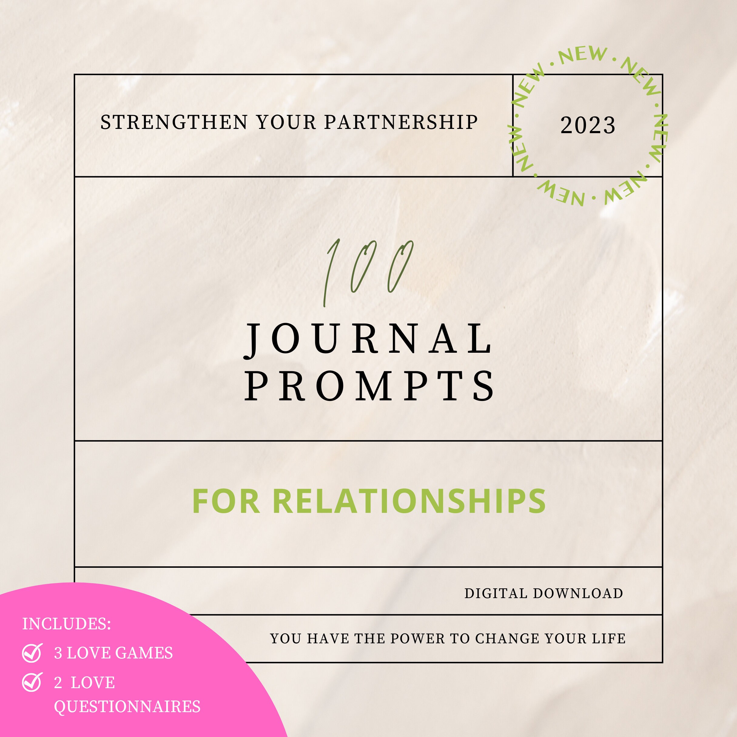 Journal Prompts for Relationships 100 Journal Prompts Relationship ...