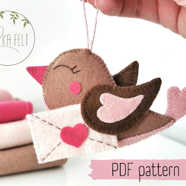 Felt Bird Pattern - Etsy