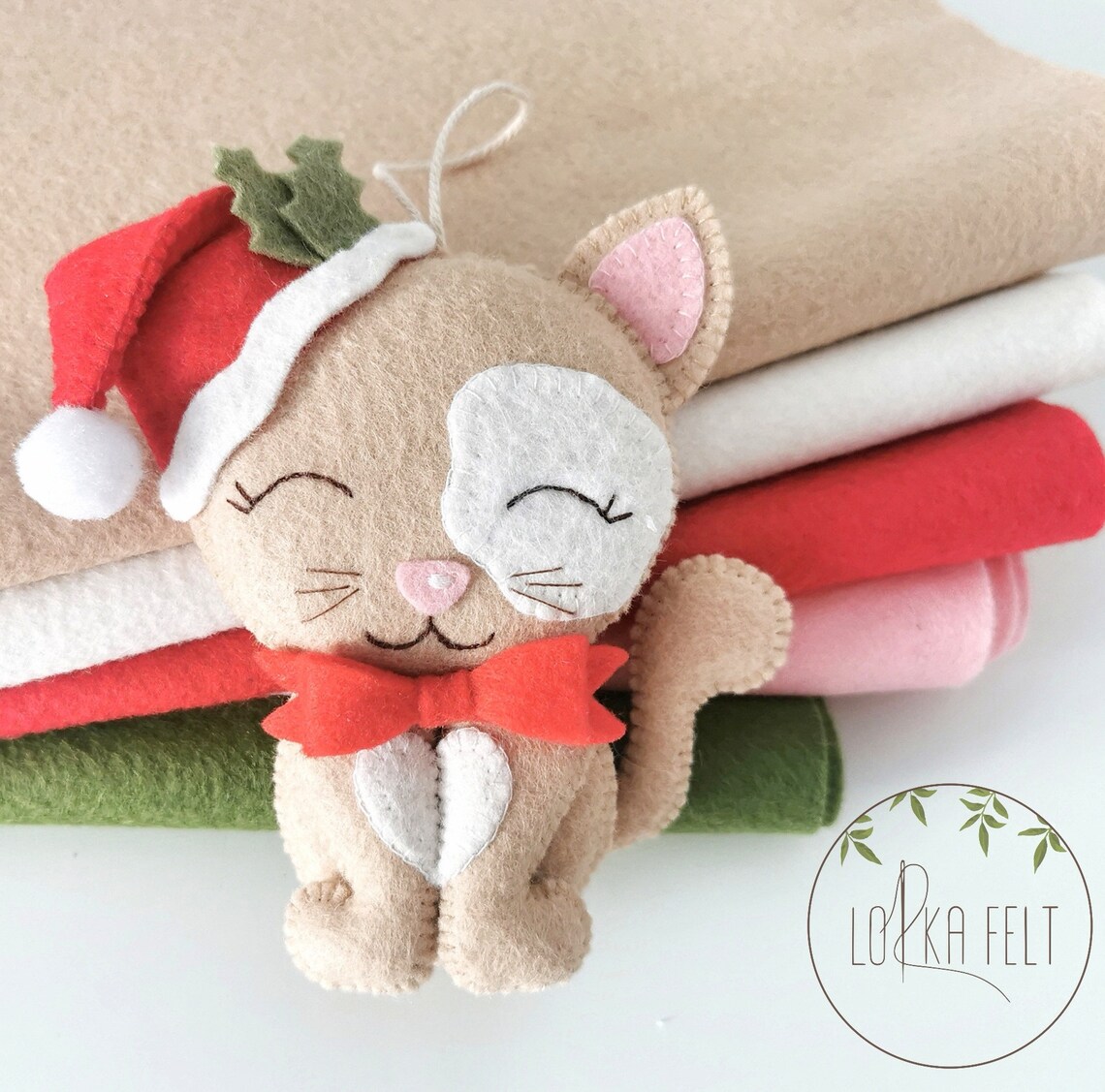 Cat Pattern Felt Pattern Pdf Pattern Christmas Cat - Etsy