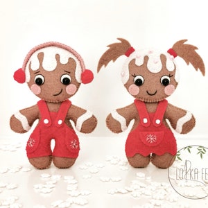 Gingerbread Pattern, Felt Gingerbread, Gingerbread, Gingerbread Man ...