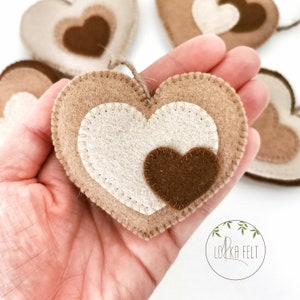 Heart Pattern, Felt Pattern, PDF Pattern, SVG Pattern, Sewing Pattern ...