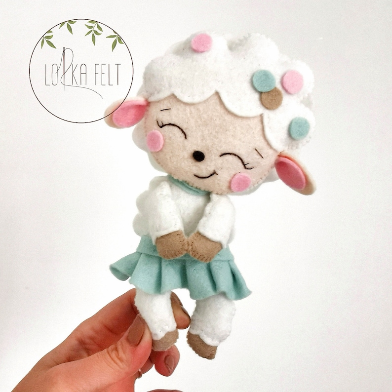 Lamb Pdf Pattern, Sheep Pattern, Felt Pattern, Pdf Pattern, Svg Felt ...
