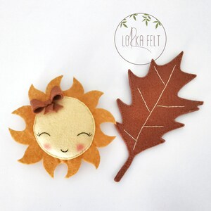 Sun Pattern, Felt Pattern, PDF Pattern, SVG Pattern, Sewing Pattern ...