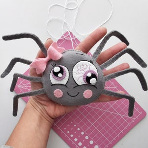 Spider Pattern, Felt Spider, Pdf Pattern, Svg Pattern, Sewing Pattern ...