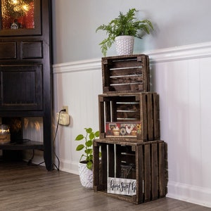 Decorative Wooden Crates - Etsy
