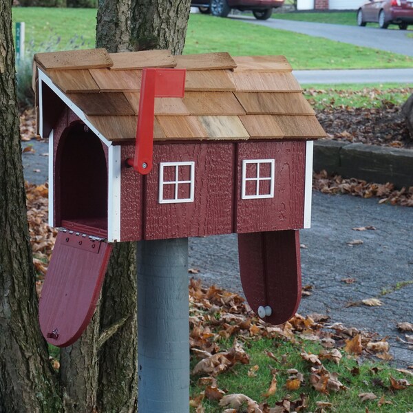 Wood Mailbox - Etsy