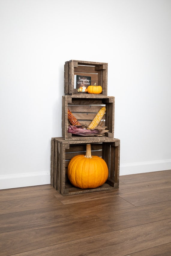 Decorative Wooden Crates - Etsy