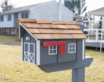 Wood Mailbox - Etsy