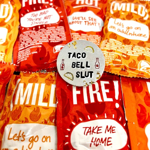 Taco Bell Keychain Taco Bell Svg - Etsy