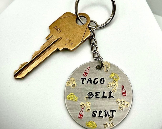 Taco Bell Keychain Taco Bell Svg - Etsy