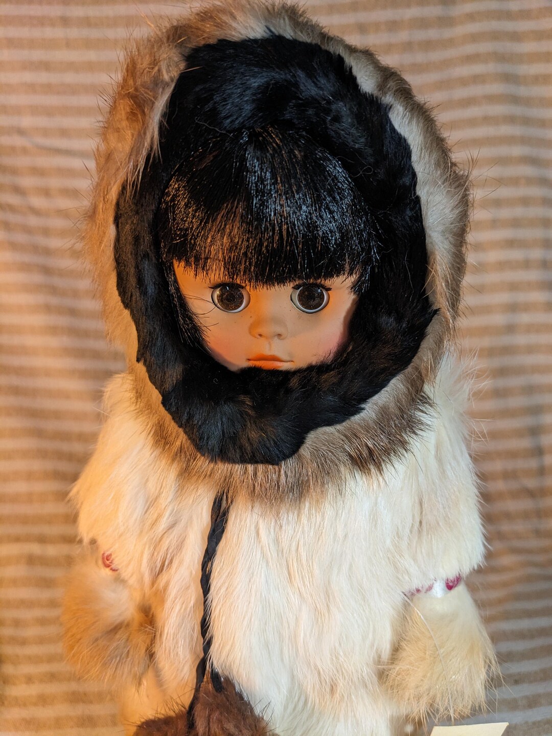 Kukita - Inuit Doll With Real Fur. Made in Alaska. Memeluck Furs. - Etsy