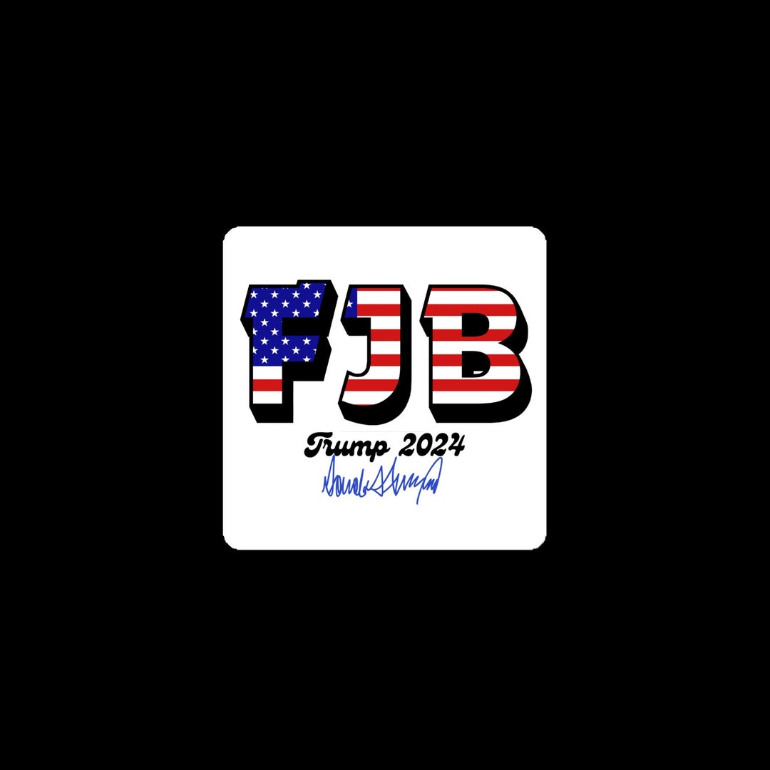 FJB Magnet Trump 2024 USA Flag Print MAGA Magnet, America First ...