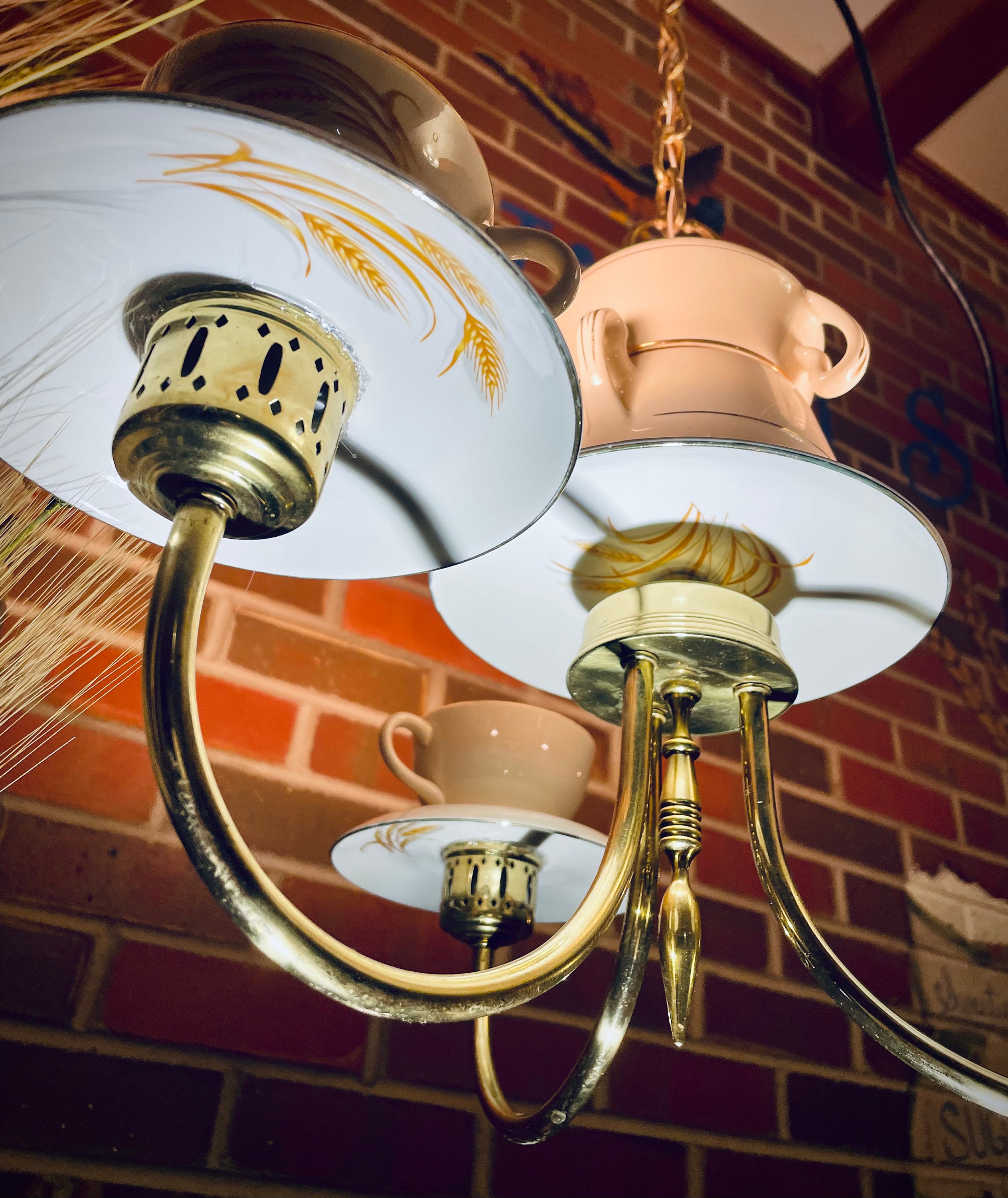 Tea Cup Chandelier Light Fixture - Etsy