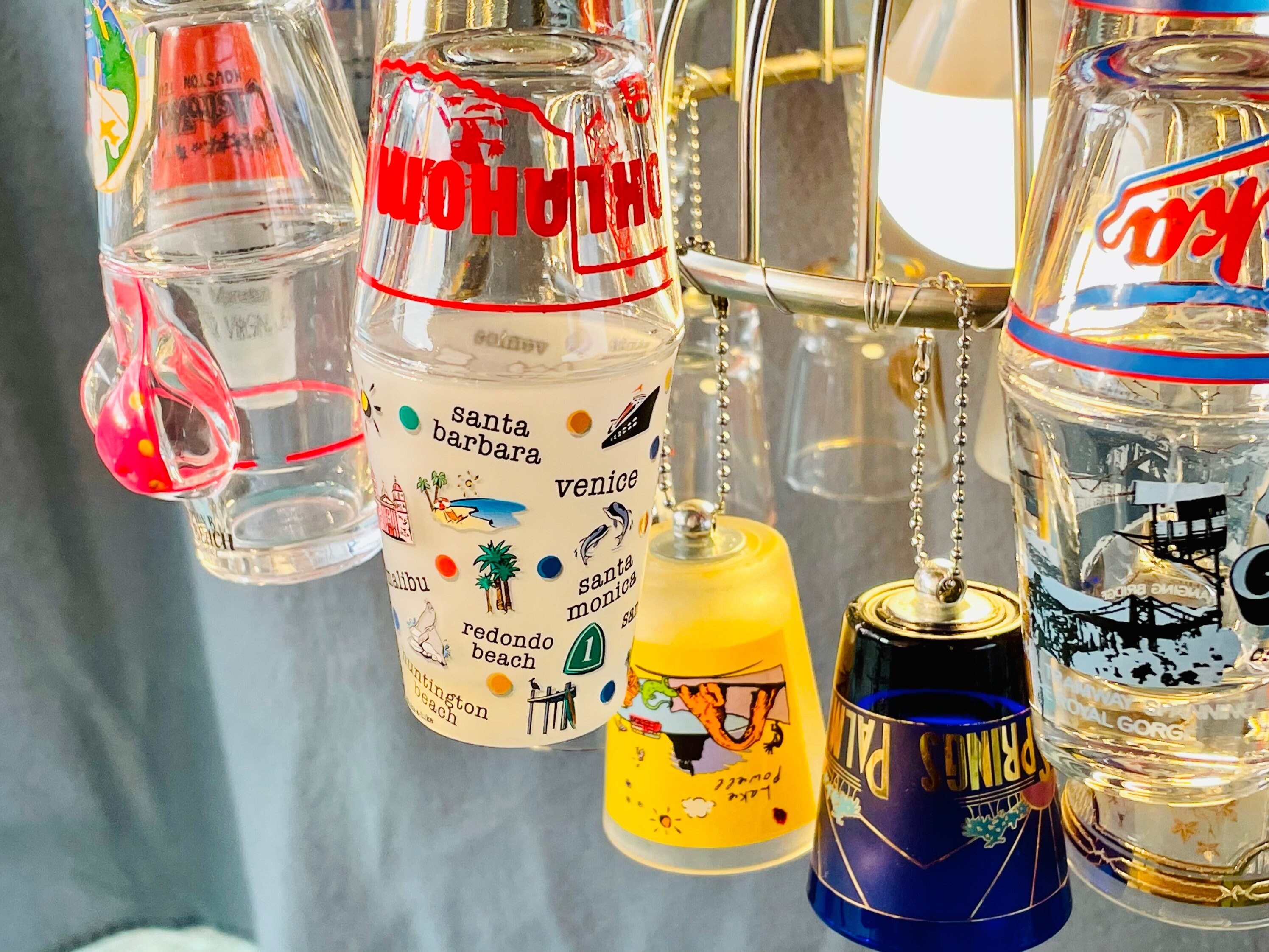 Man Cave Light Fixture Chandelier Shot Glasses - Etsy