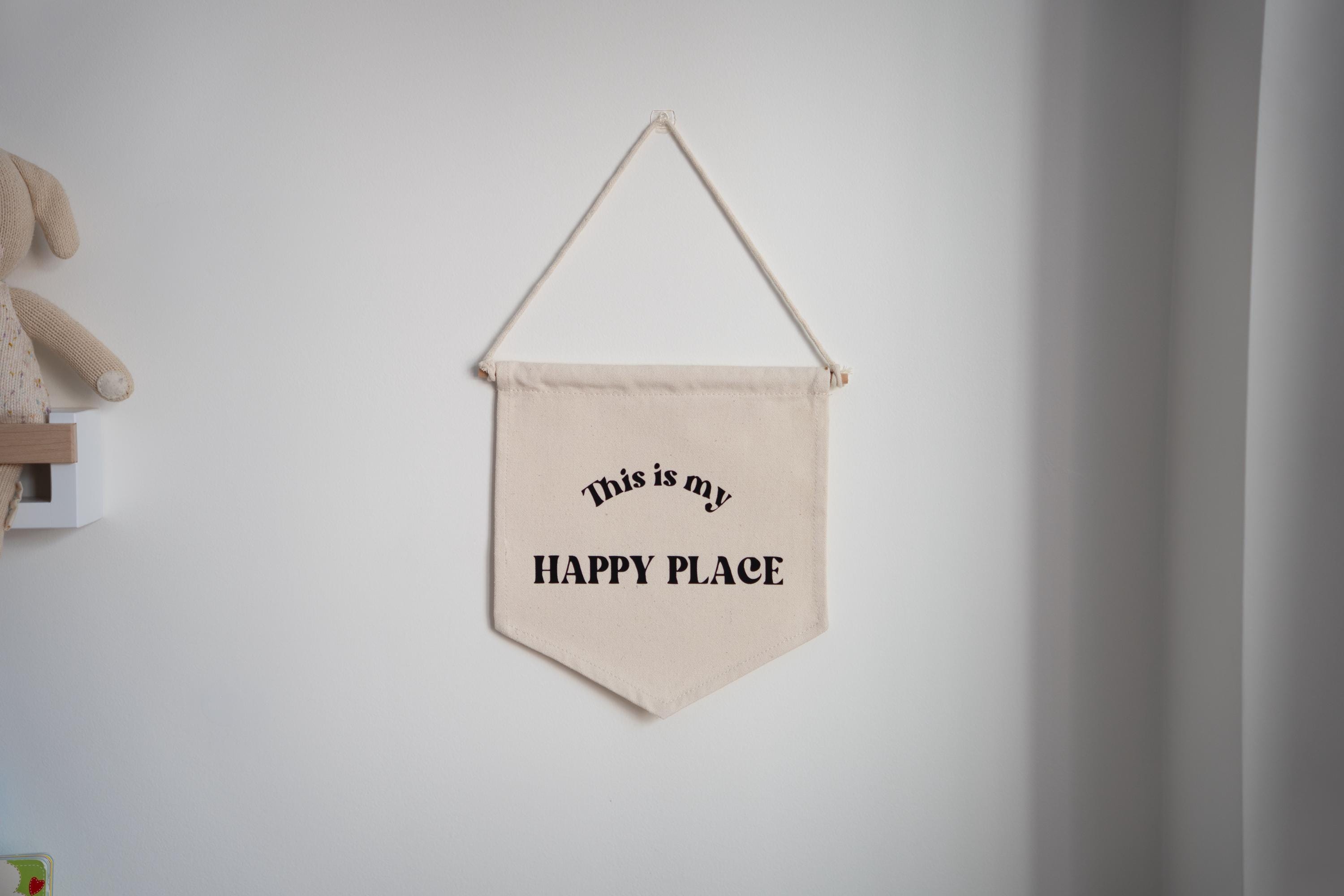 This is My Happy Place, Happy Place Banner, Kid's Room Banner ...