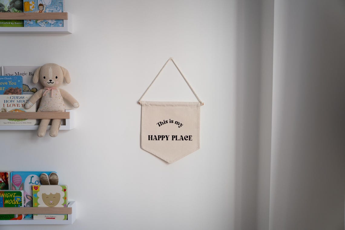 This is My Happy Place, Happy Place Banner, Kid's Room Banner ...