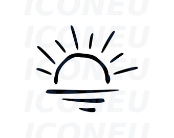Sun Rise Svg - Etsy