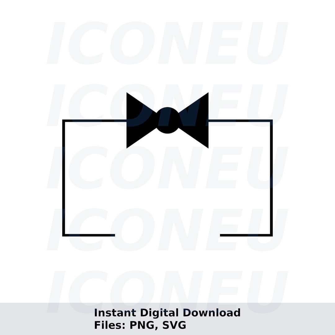 Tuxedo Frame SVG, Rectangular Frame SVG Instant Digital Download, Svg ...