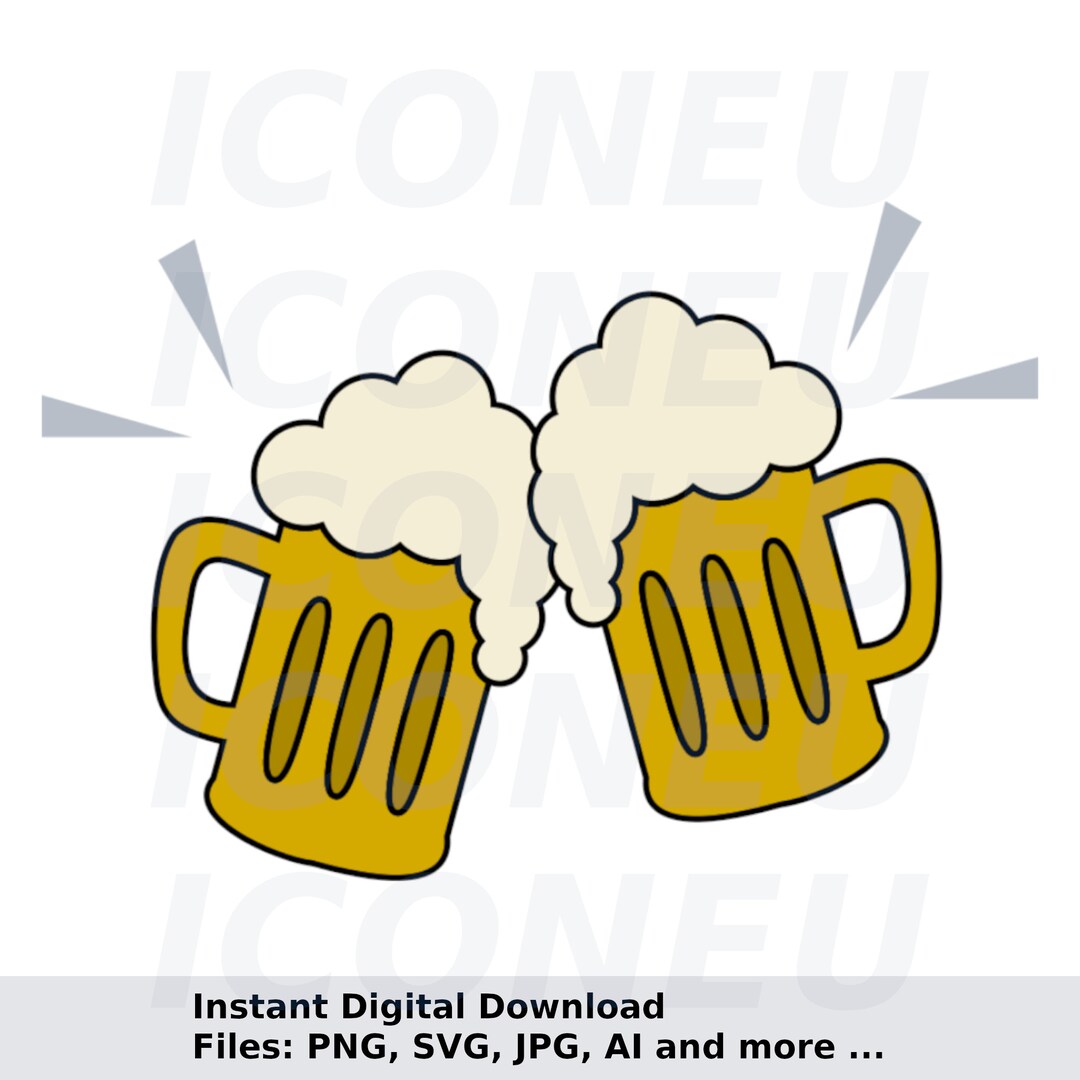 Bière SVG, chope de bière SVG, boisson SVG Téléchargement numérique ...