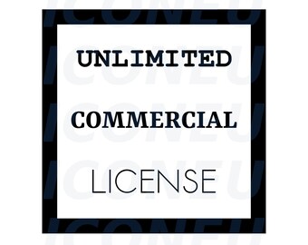 DOODLE LETTERS Yellow and White Unlimited Commercial Use - Etsy