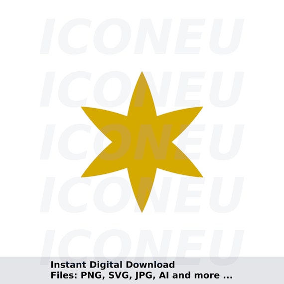 Xmas Tree Star SVG Instant Digital Download Svg Ai Dxf | Etsy