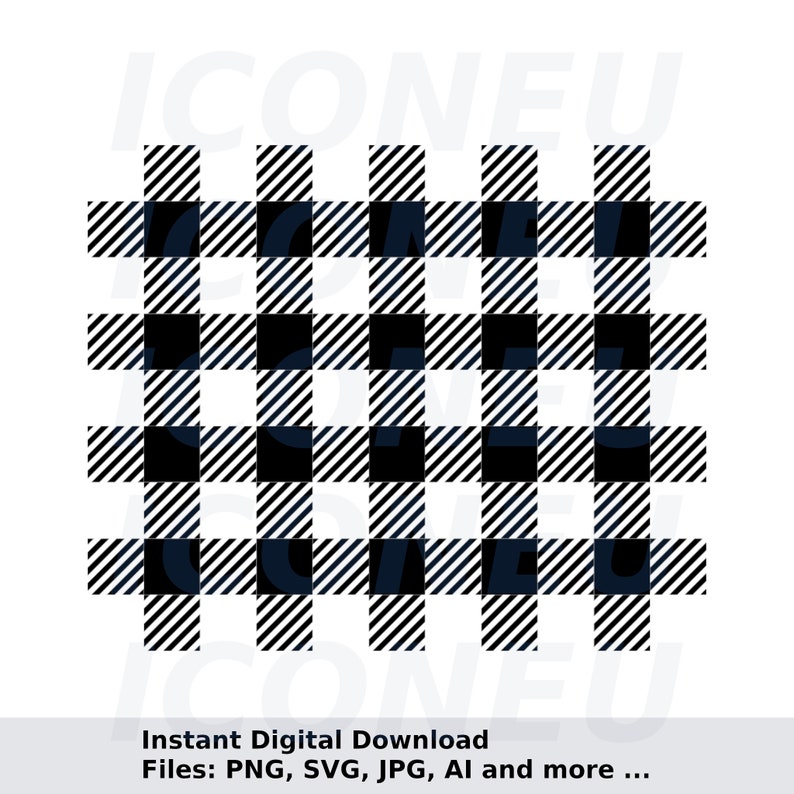 Buffalo Plaid SVG Instant Digfital Download Seamless - Etsy