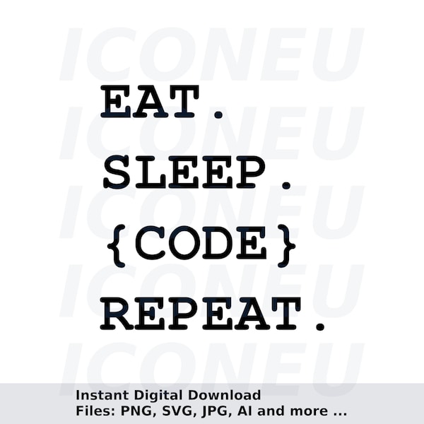 Eat Sleep Code Repeat Svg - Etsy Eat Sleep Code Repeat Svg - Etsy