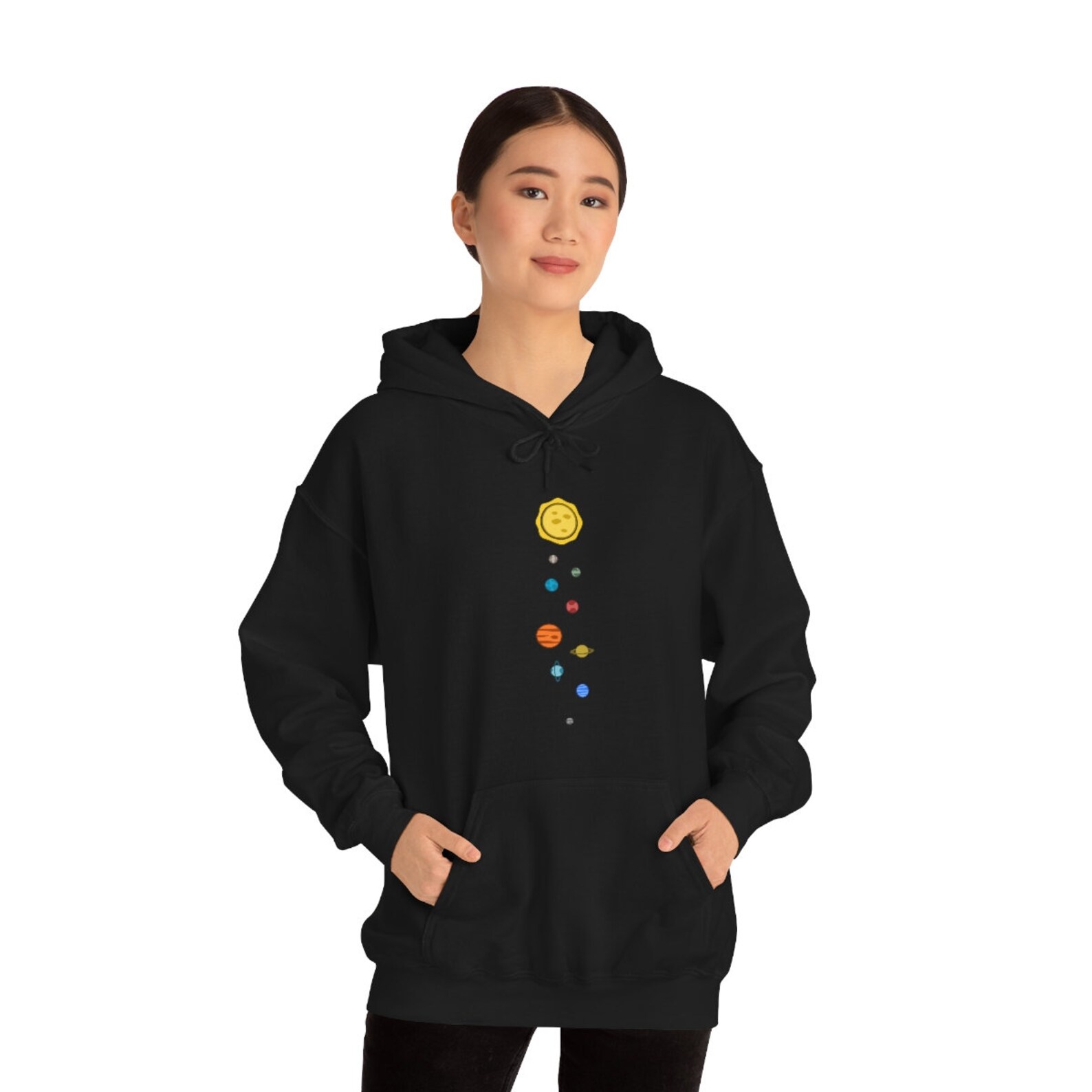 Solar System Hoodie Planets Hoodie Space Hoodie Astronaut - Etsy