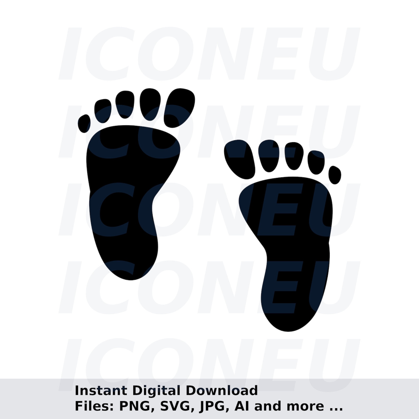 Footprint Svg Footprints Svg Feet Svg Foot Svg SVG PNG - Etsy