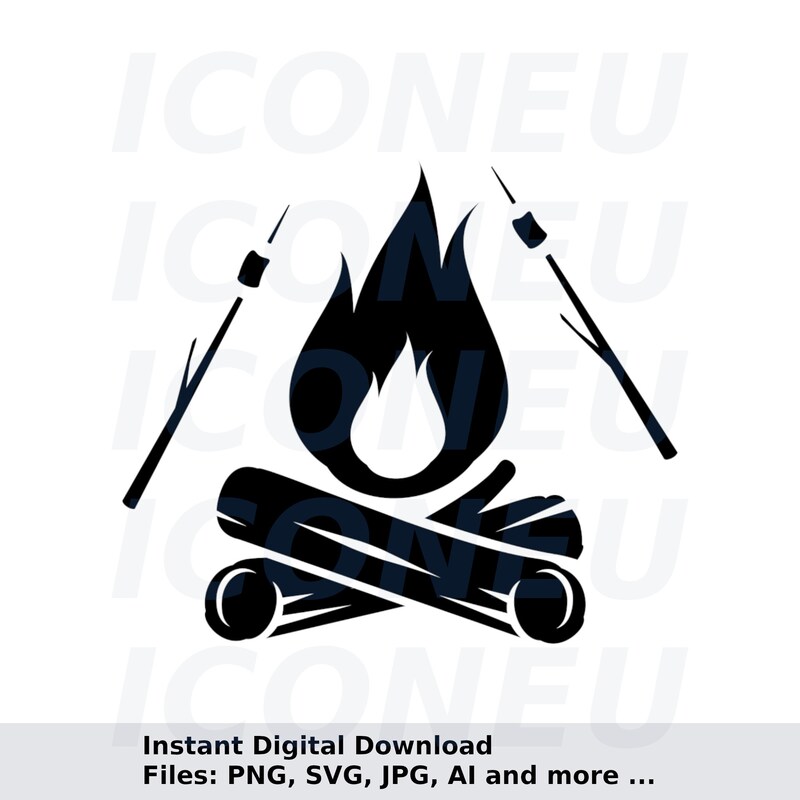 Campfire Svg - Etsy