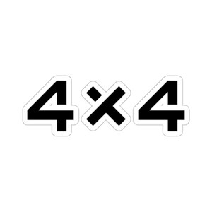 Off-road Sticker, 4x4 Sticker, 4wd Sticker | Kiss-cut Sticker - Etsy