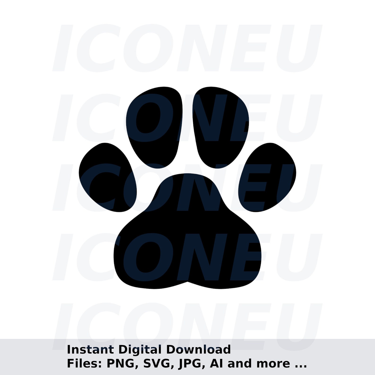 Dog Svg Dog Paw Svg Paw Print Svg Instant Digital - Etsy