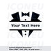Tuxedo Name Frame SVG Instant Digital Download Svg Ai - Etsy