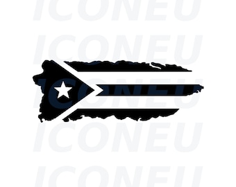 Puerto Rico Map Svg, Puerto Rico Flag Svg Instant Digital Download, Svg ...