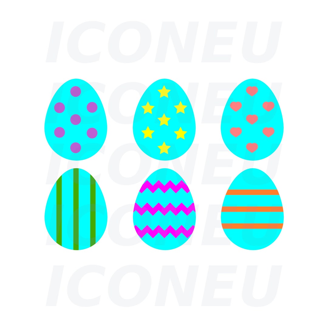 Easter Egg Bundle SVG - Instant Digital Download, Svg, Ai, Dxf, Eps ...