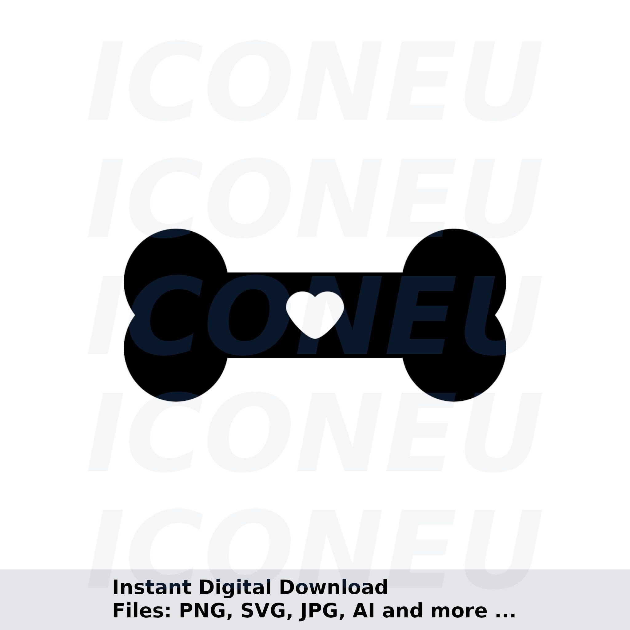 Dog Bone SVG Instant Digital Download Svg Ai Dxf Eps | Etsy