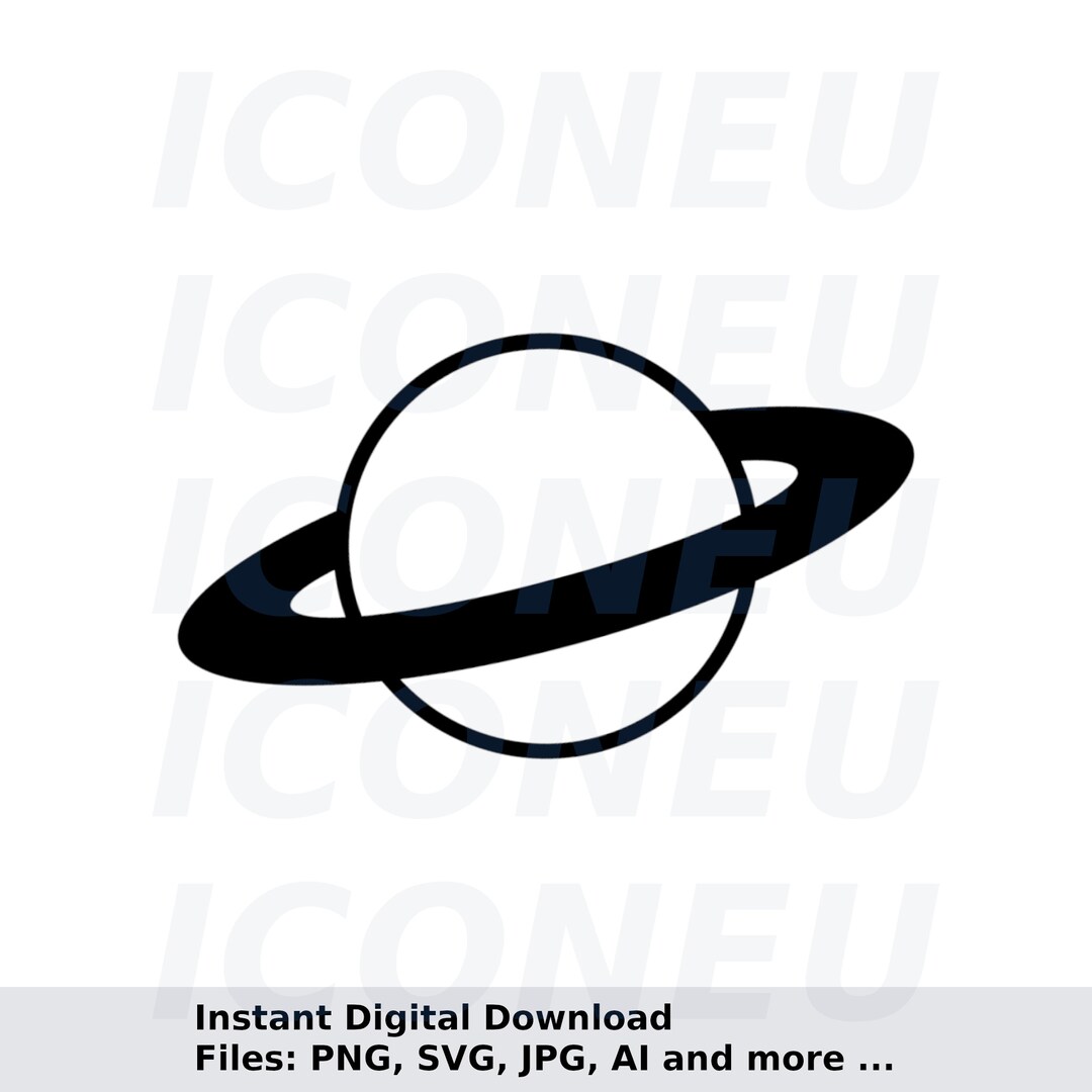 Saturn Svg, Planet Svg, Space Svg Instant Digital Download, Svg, Ai ...