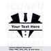 Tuxedo Name Frame SVG Instant Digital Download, Svg, Ai, Dxf, Eps, Png ...