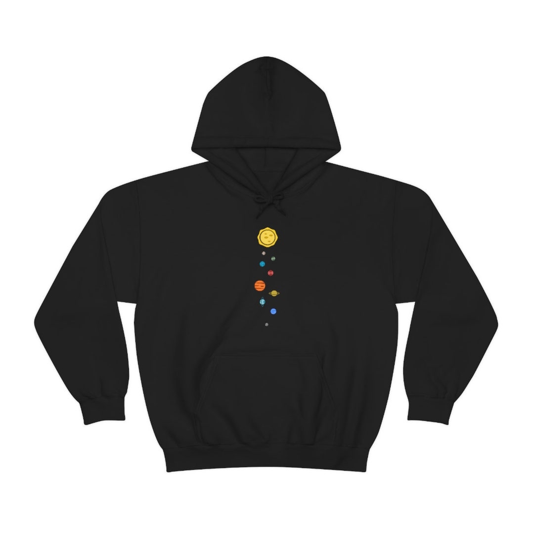 Solar System Hoodie Planets Hoodie Space Hoodie Astronaut - Etsy