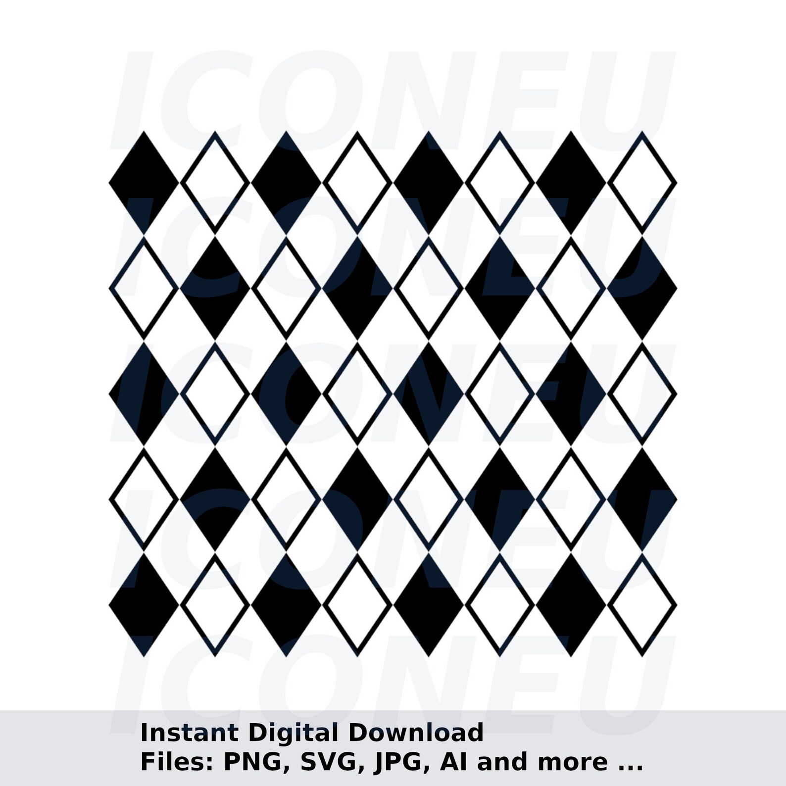 Argyle Pattern SVG Instant Digital Download Svg Ai Dxf - Etsy