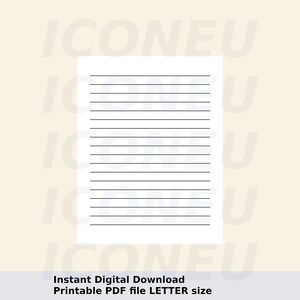 Page Template - Instant Digital Download! Custom PDF Print File - Etsy