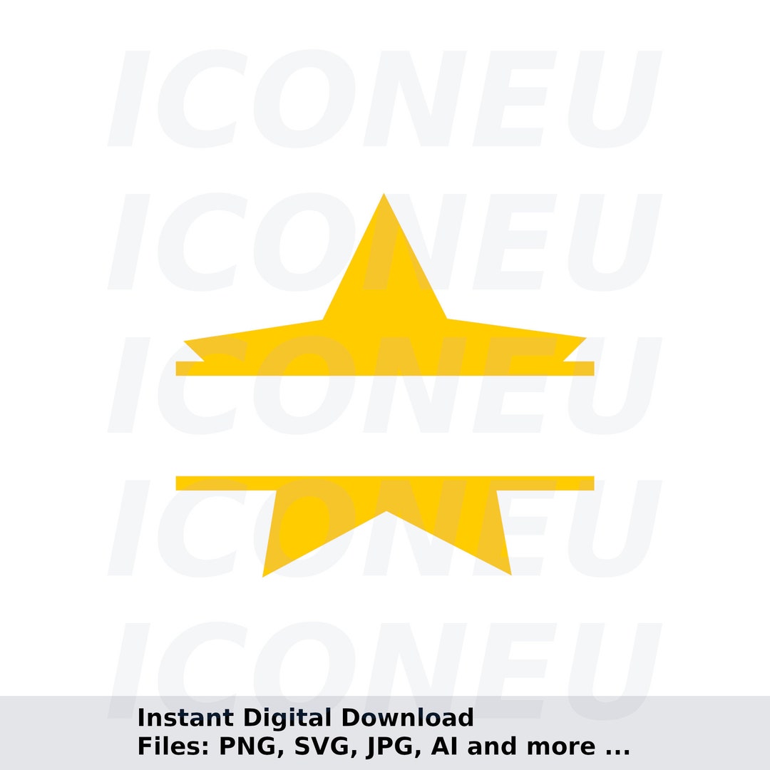 Star Name Frame SVG - Instant Digital Download, Svg, Ai, Dxf, Eps, Png ...