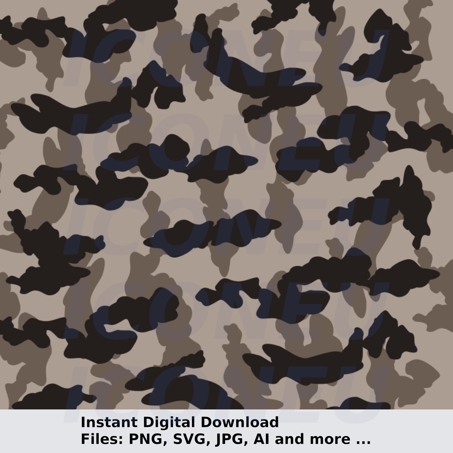 Brown Camo Svg Camo Pattern Svg Camouflage Svg Instant - Etsy