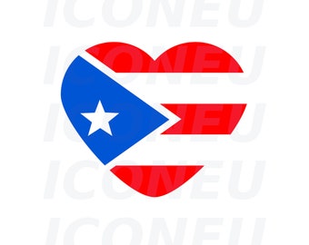 Puerto Rico Map SVG Puerto Rico Flag SVG Puerto Rico Map - Etsy