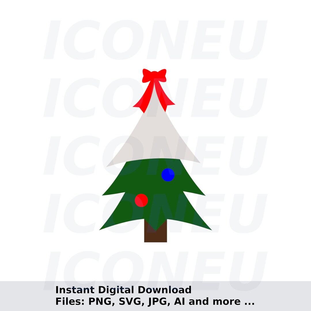 Christmas Tree SVG - Instant Digital Download, Svg, Ai, Dxf, Eps, Png ...