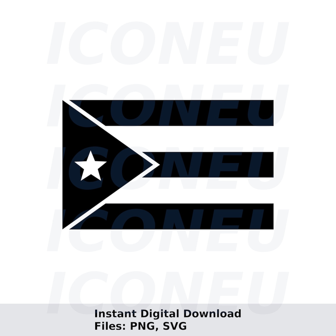 Puerto Rican Flag Svg Instant Digital Download Svg Ai Dxf Eps
